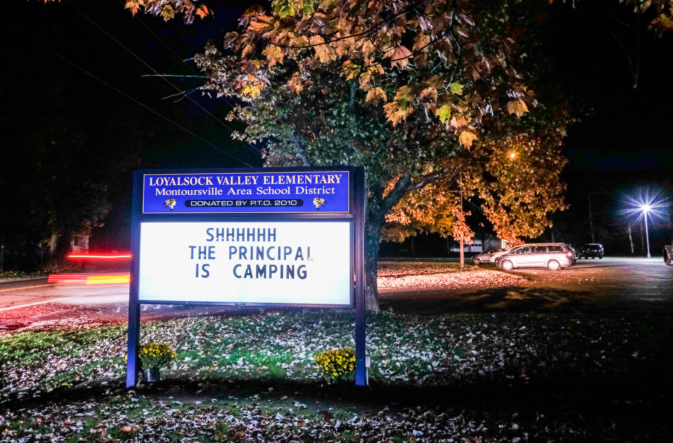 principal camp out001 | News, Sports, Jobs - Williamsport Sun-Gazette